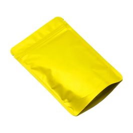 Yellow Stand-up Pouches with Zipper, 15cm x 23cm
